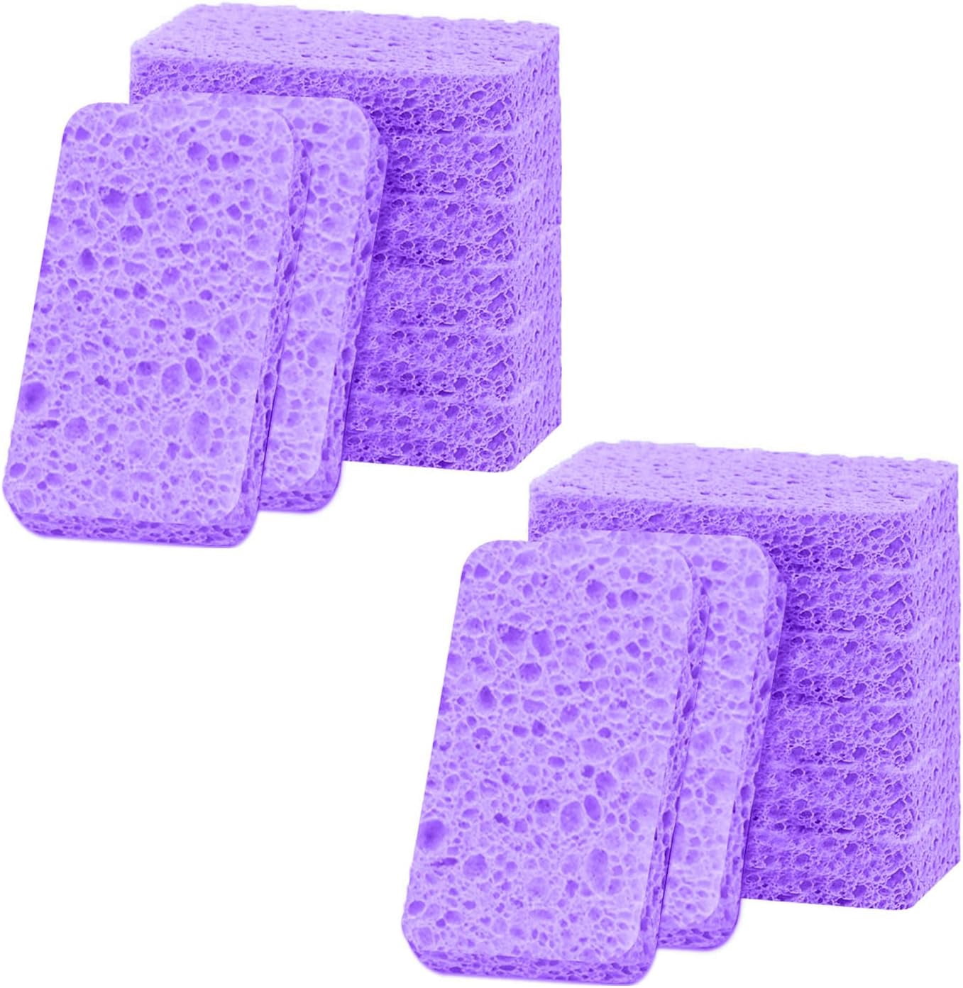 12 - Pack Non-Scratch Scrub Sponges - Sponges for Dishes and Washing ...