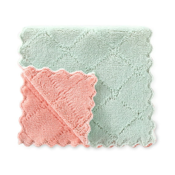 12-Pack Nonstick Oil Velvet Hanging Hand Towels | Thickened Absorbent ...