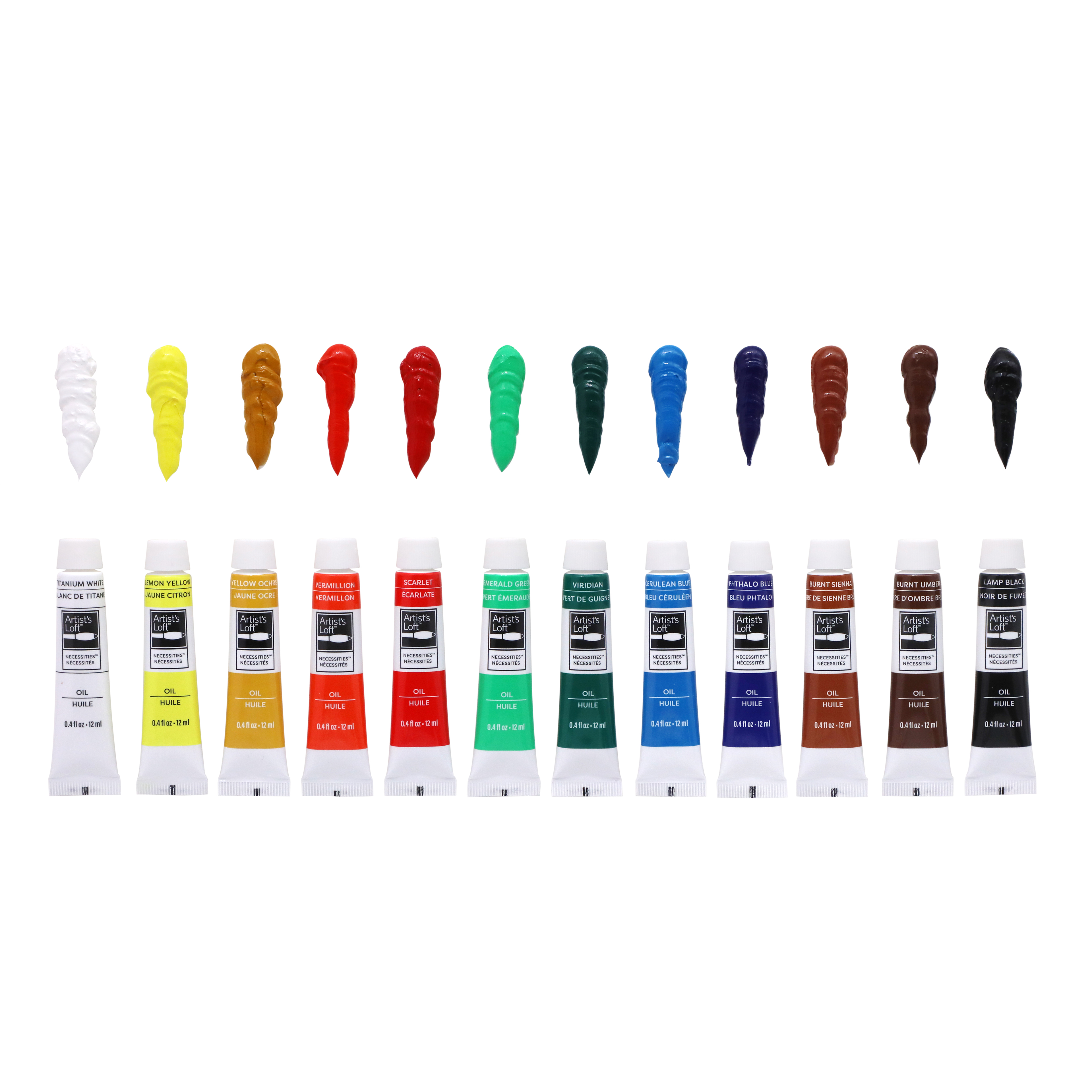 12 Pack: Oil Paint Set by Artist's Loft™ Fundamentals™ - Walmart.com