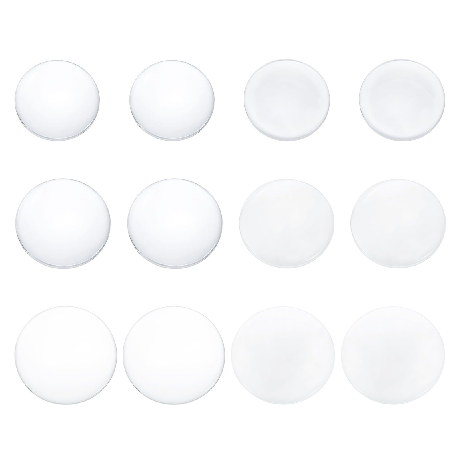 12 Pack Optical Glass Lens Set, 3/4/5 cm Biconvex & Biconcave Lenses (5 ...