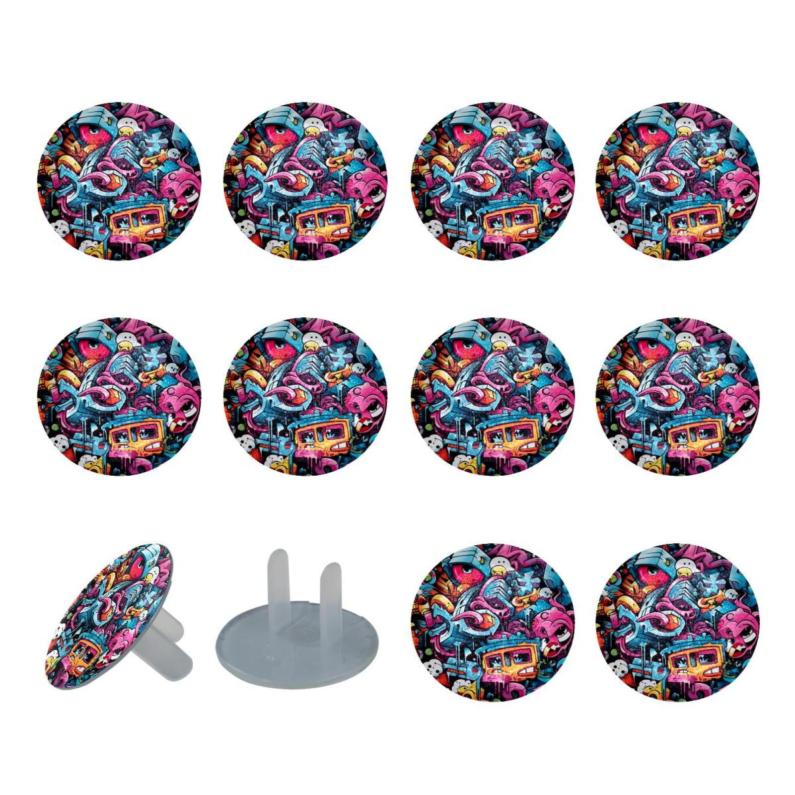 12 Pack Outlet Covers Baby Proofing, Child Safety Plug Covers for ...