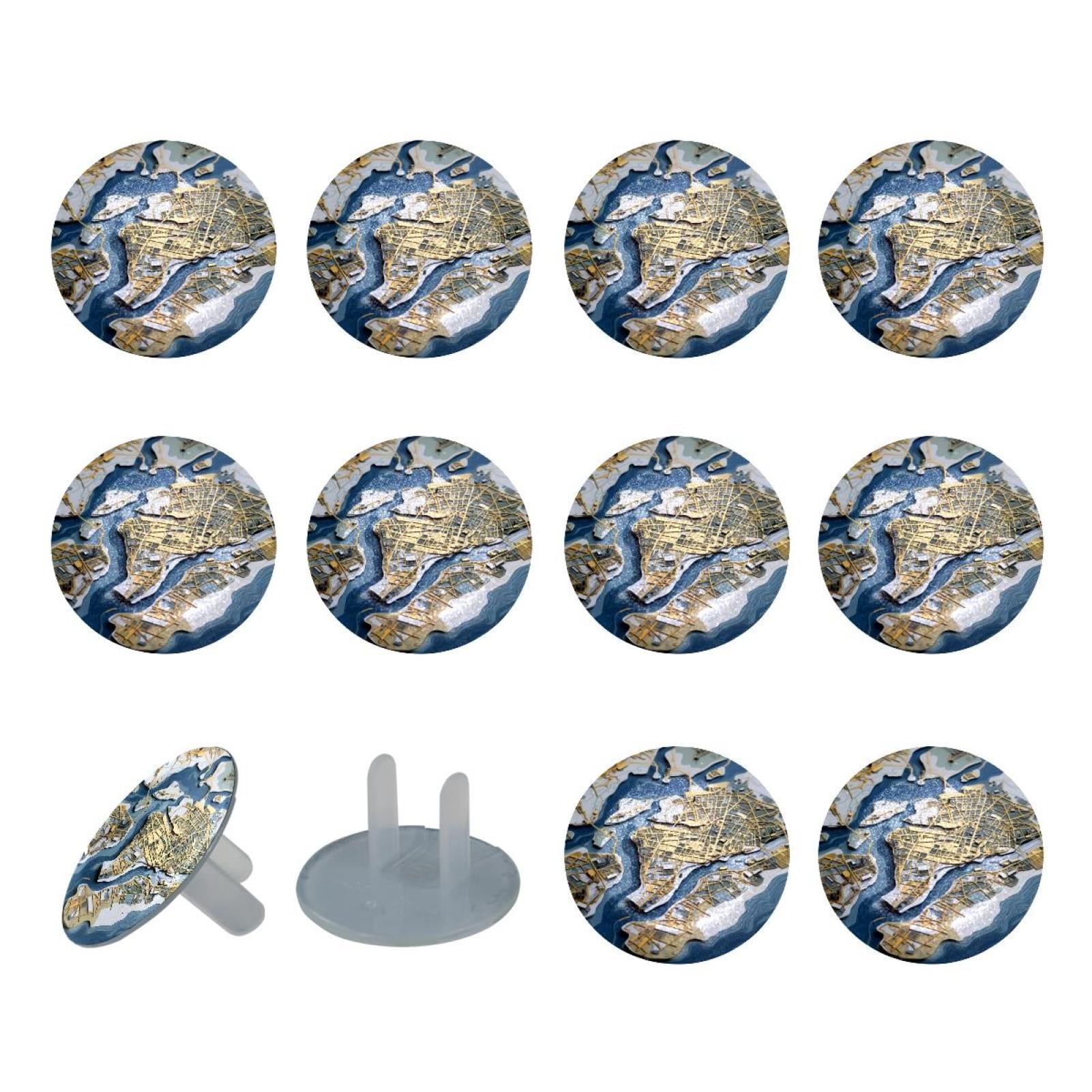 12 Pack Outlet Covers Baby Proofing, Child Safety Plug Covers for ...