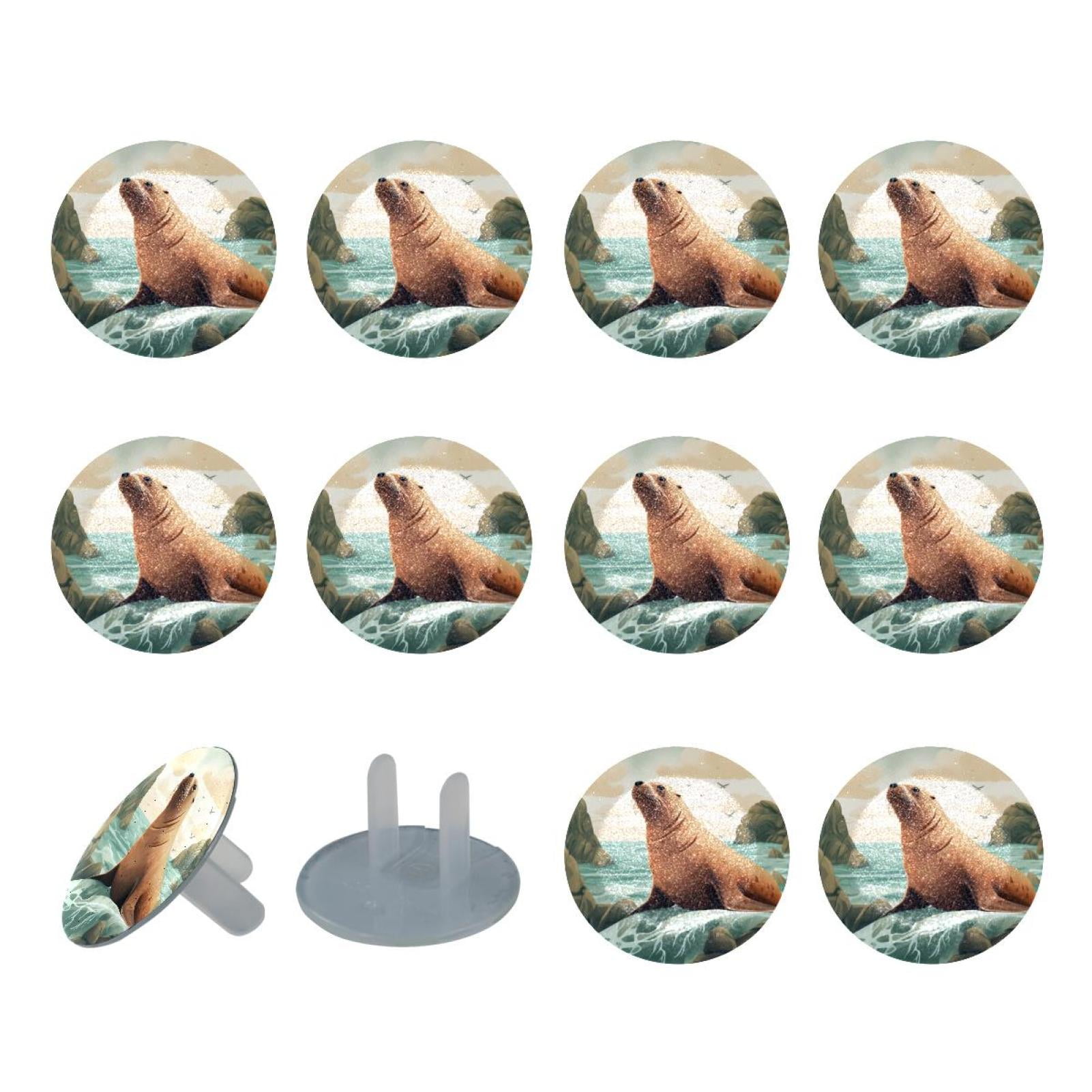 12 Pack Outlet Covers Baby Proofing, Child Safety Plug Covers for ...