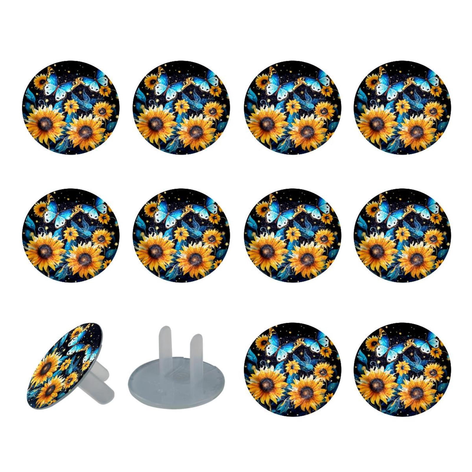 12 Pack Outlet Covers Baby Proofing, Child Safety Plug Covers for ...