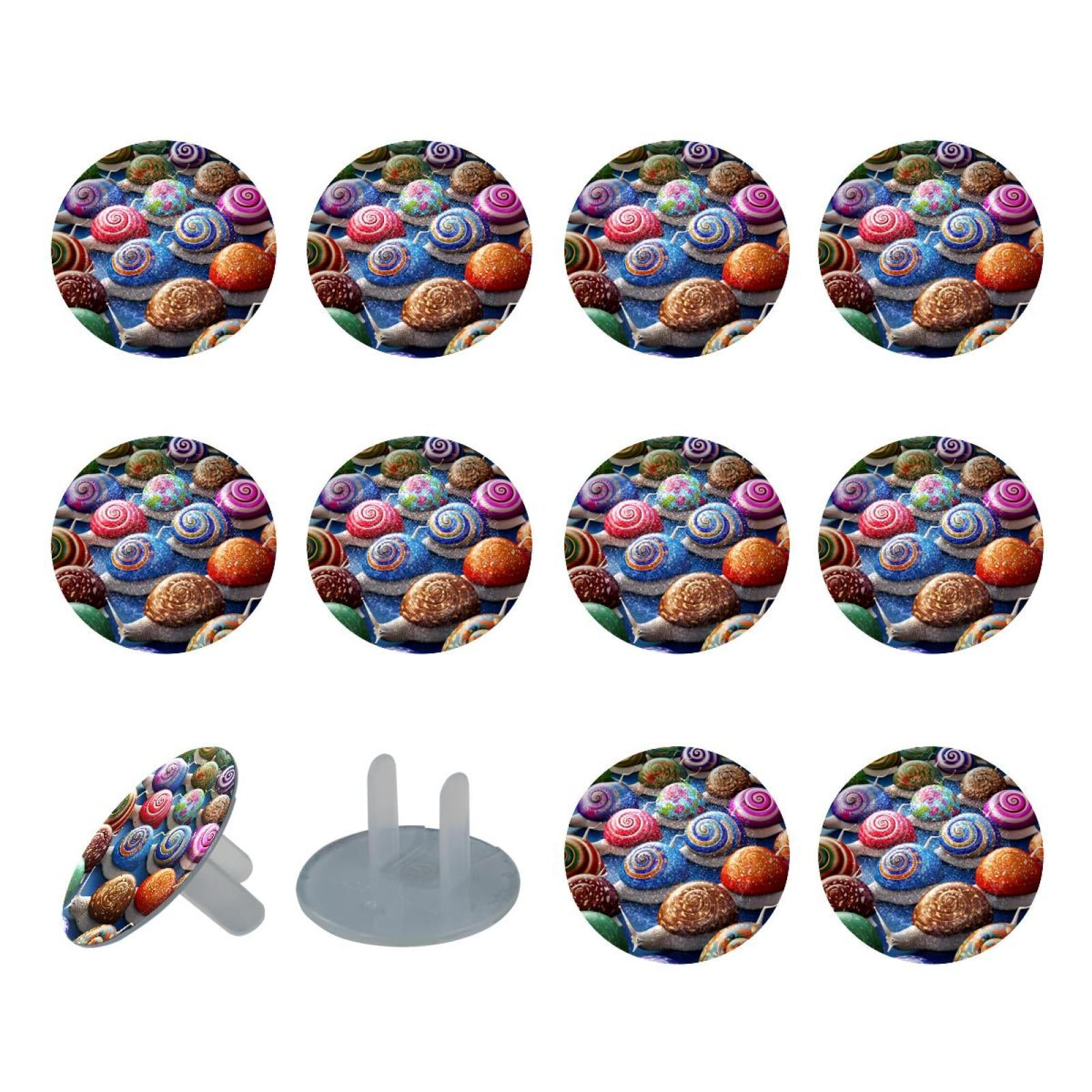 12 Pack Outlet Covers Dielectric Plastic Plugs for Electrical Power ...