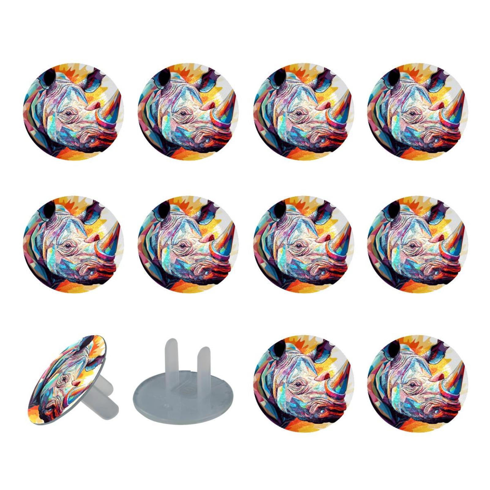 12 Pack Outlet Covers Dielectric Plastic Plugs for Electrical Power ...