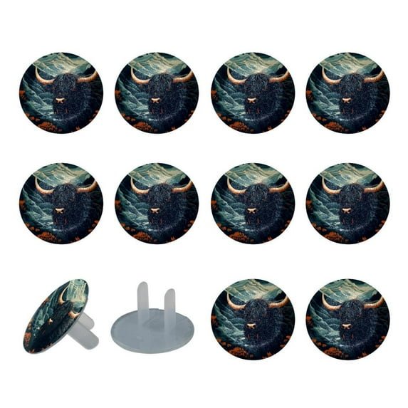 12 Pack Outlet Covers Dielectric Plastic Plugs for Electrical Power ...