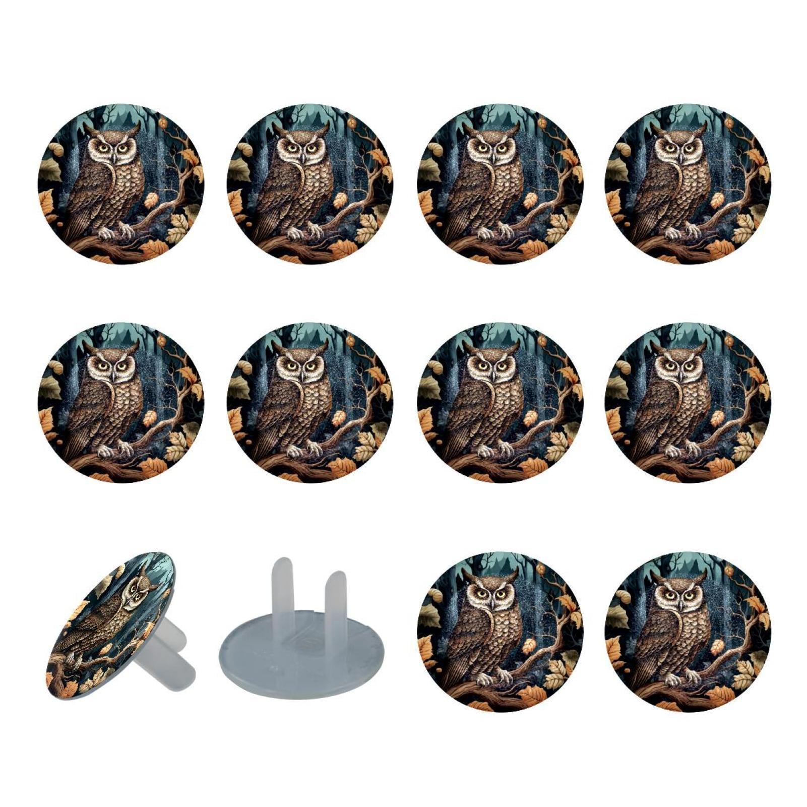 12 Pack Owl Outlet Covers Baby Proofing Socket Protectors Child Safety ...