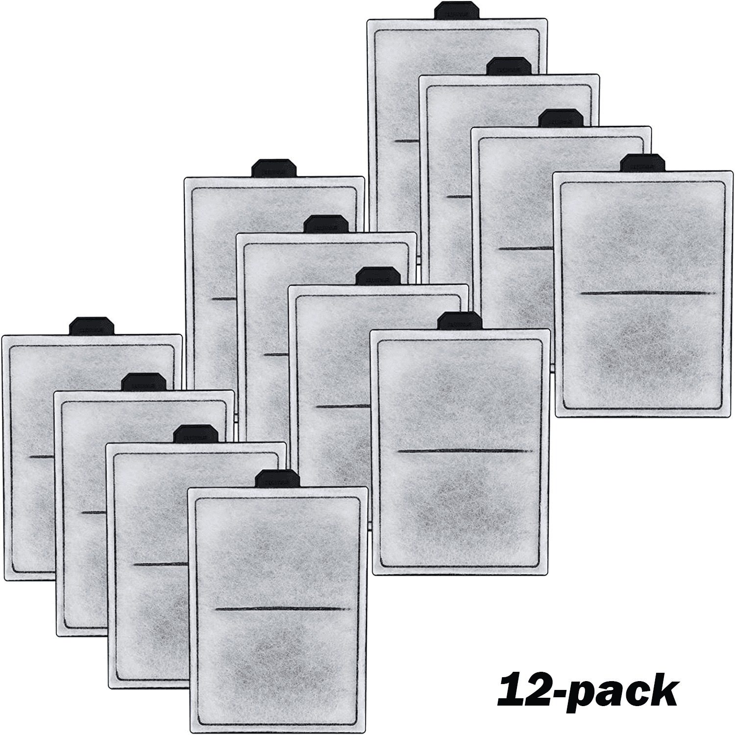 Top Fin Silenstream PF10 Power Filters, 12 Pack Small Replacement ...