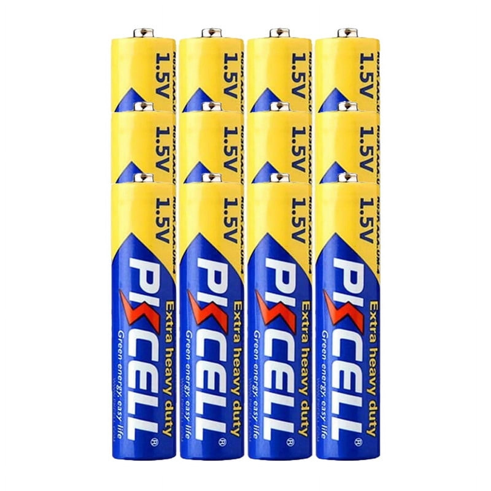 12 Pack PKCELL AAA Batteries Triple A 1.5V Batteries - Walmart.com