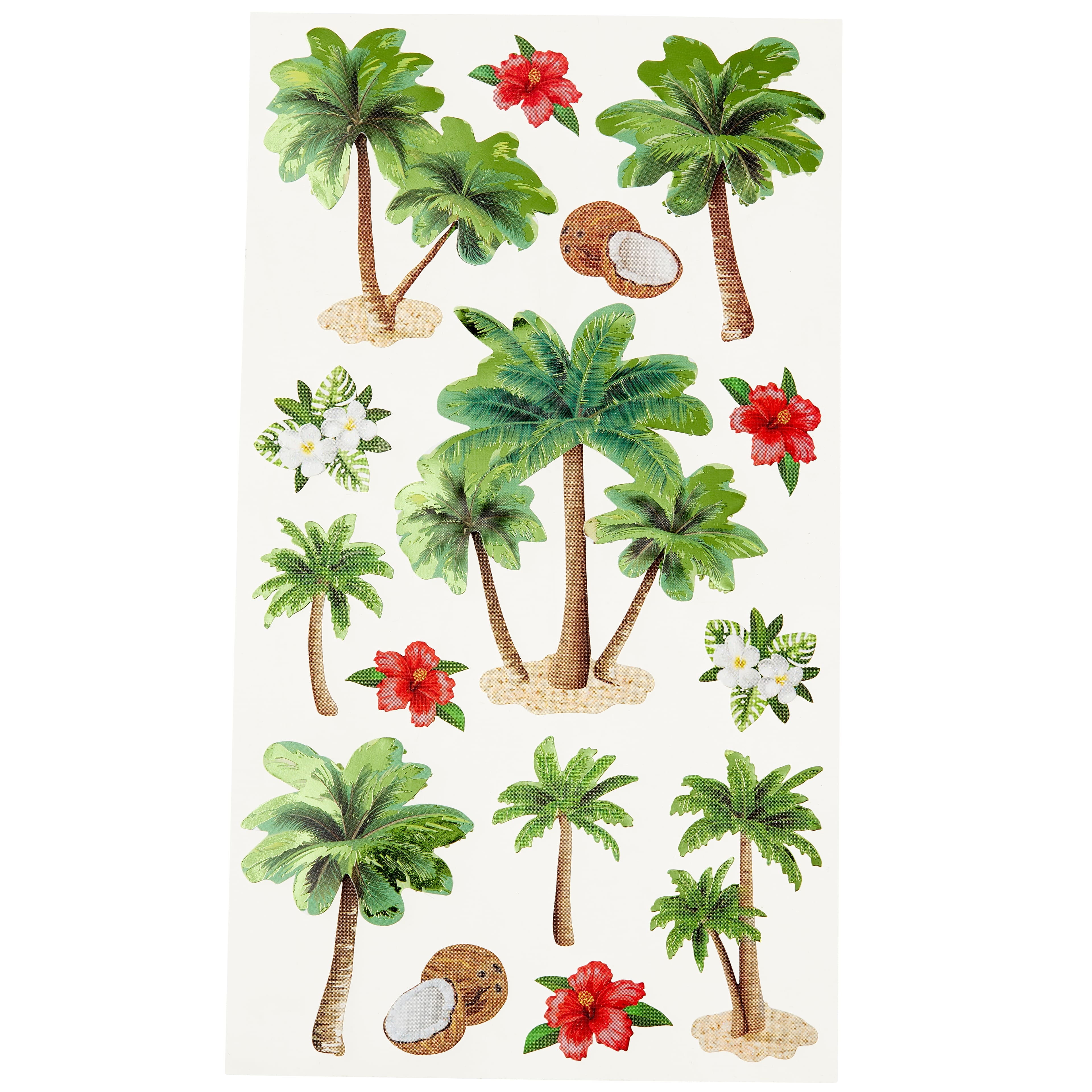 12 Pack: Palm Tree Stickers by Recollections™ - Walmart.com