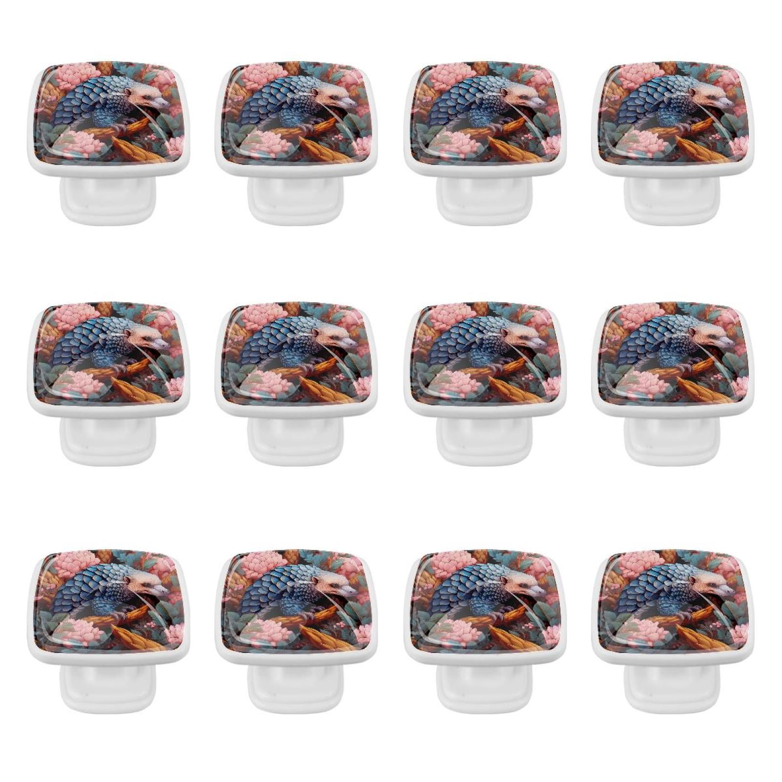 12 Pack Pangolin Square Cabinet Knobs Kitchen Cabinet Pulls Cupboard ...