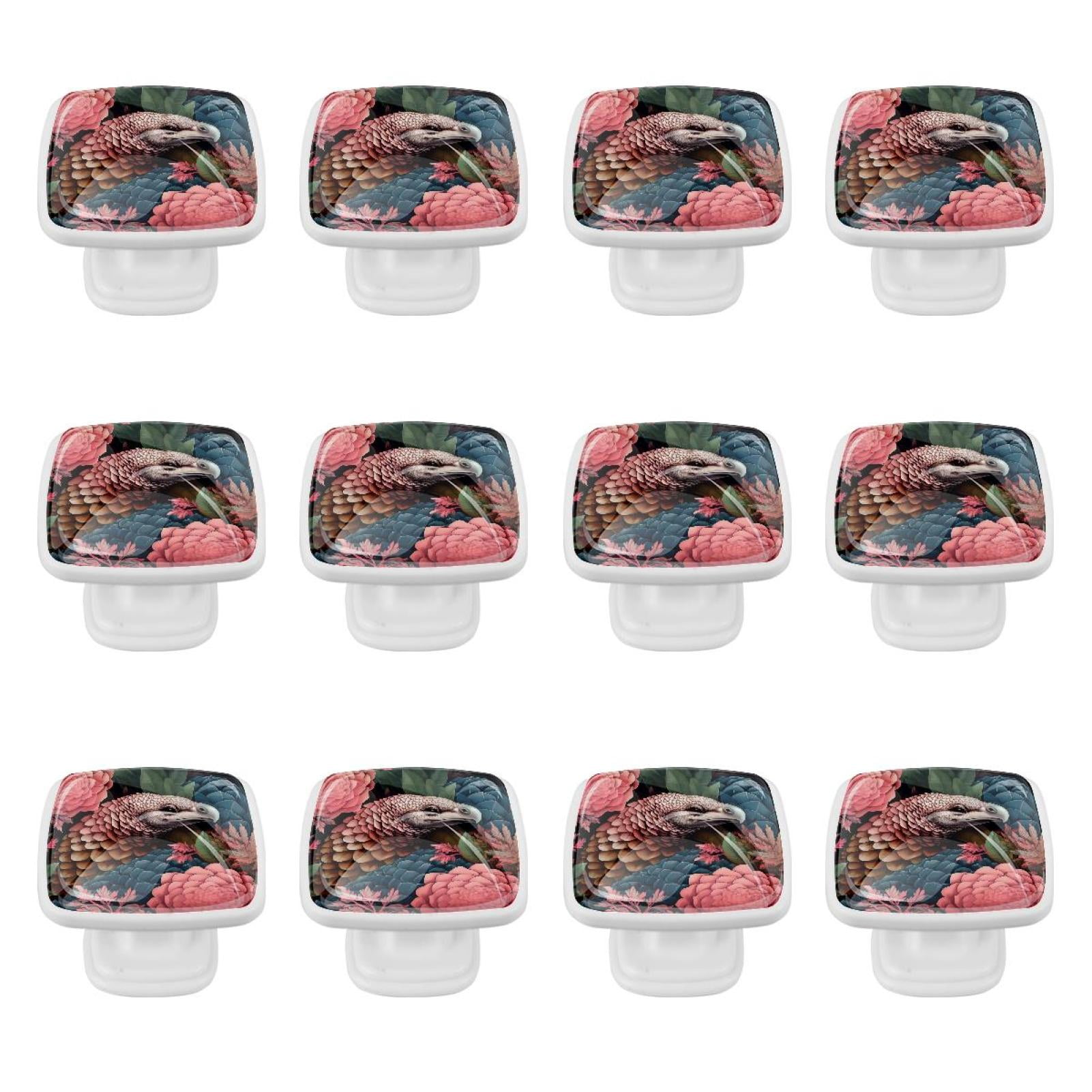 12 Pack Pangolin Square Cabinet Knobs Kitchen Cabinet Pulls Cupboard ...