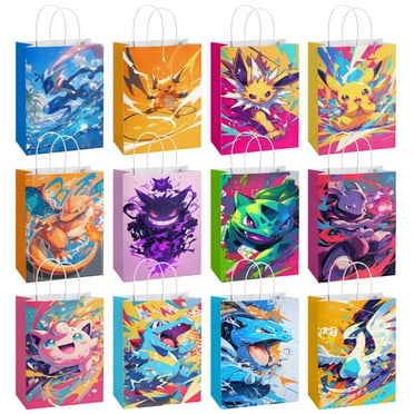 24 PCS Pikachu Party Favor Candy Bags for Pokemon Themed Birthday ...
