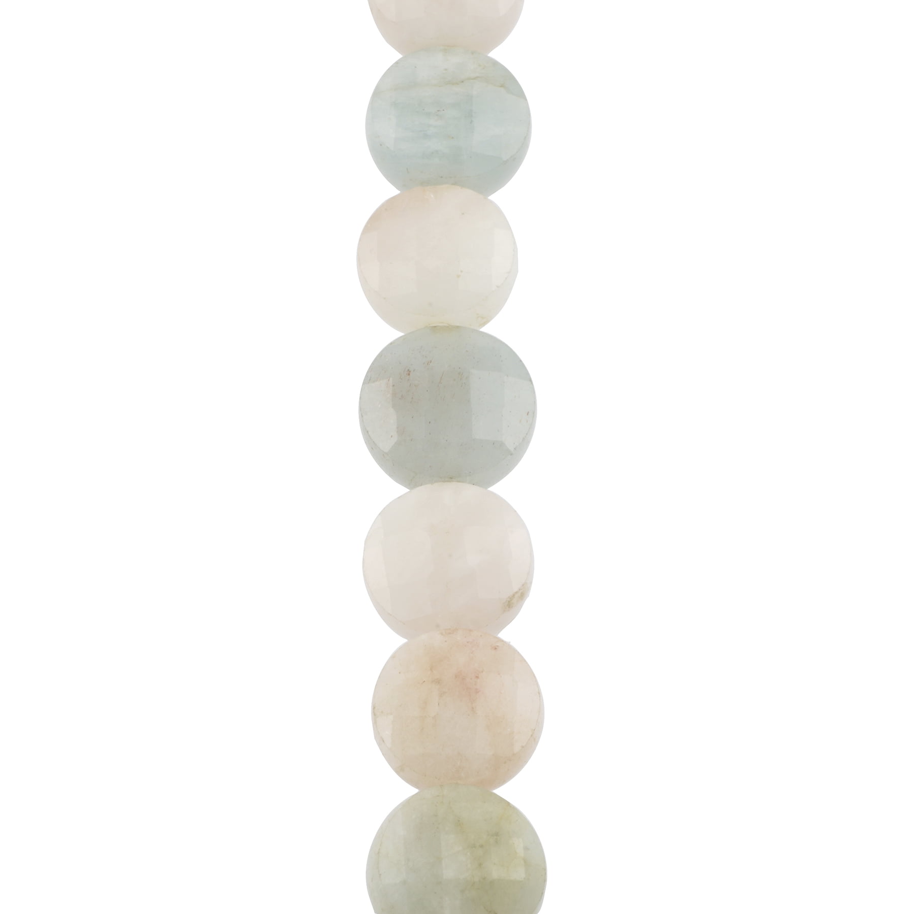 12 Pack: Pastel Quartz Faceted Coin Beads by Bead Landing - Walmart.com