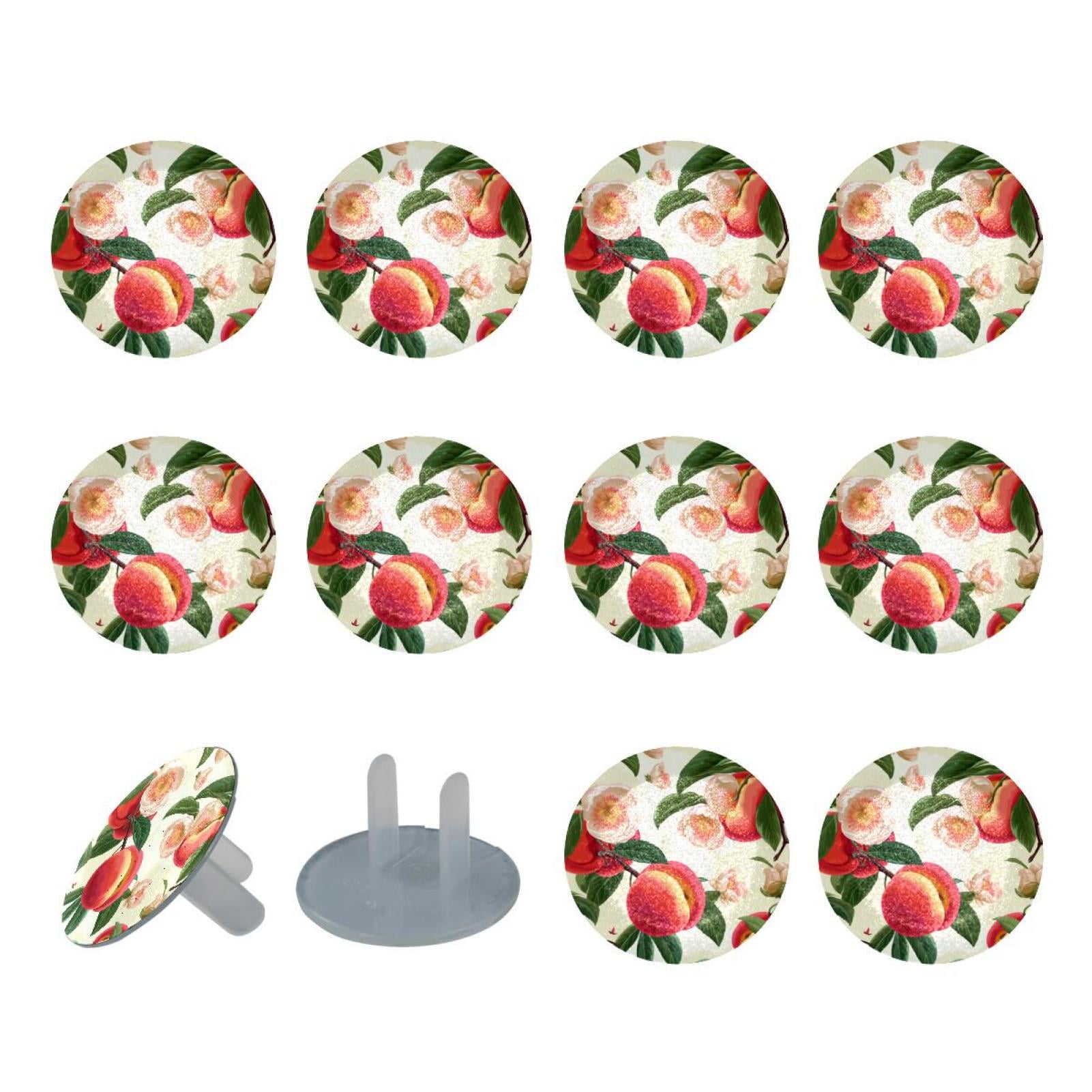 12 Pack Peach Outlet Covers Baby Proofing | Safe Electric Plug ...