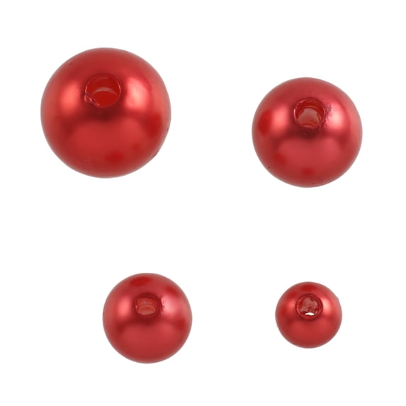 12 Pack: Pearl Plastic Round Beads by Bead Landing - Walmart.com