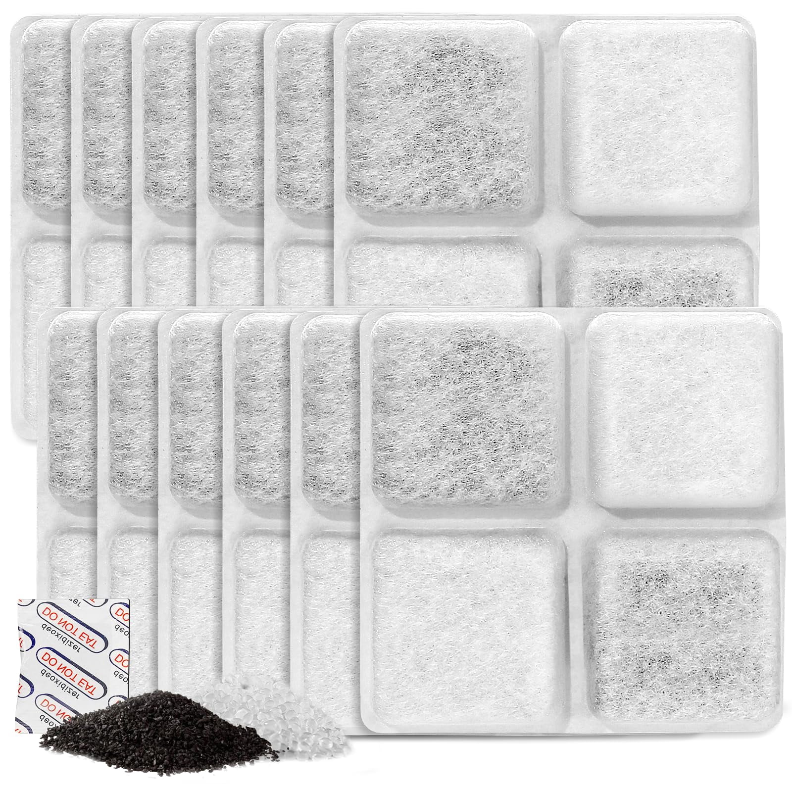 12-Pack Pet Food Desiccant MMF7 Bag, Compatible with Petlibro Automatic ...