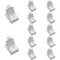 12 Pack Pilaster Shelf Support Clip, Adjustable Stainless Steel ...