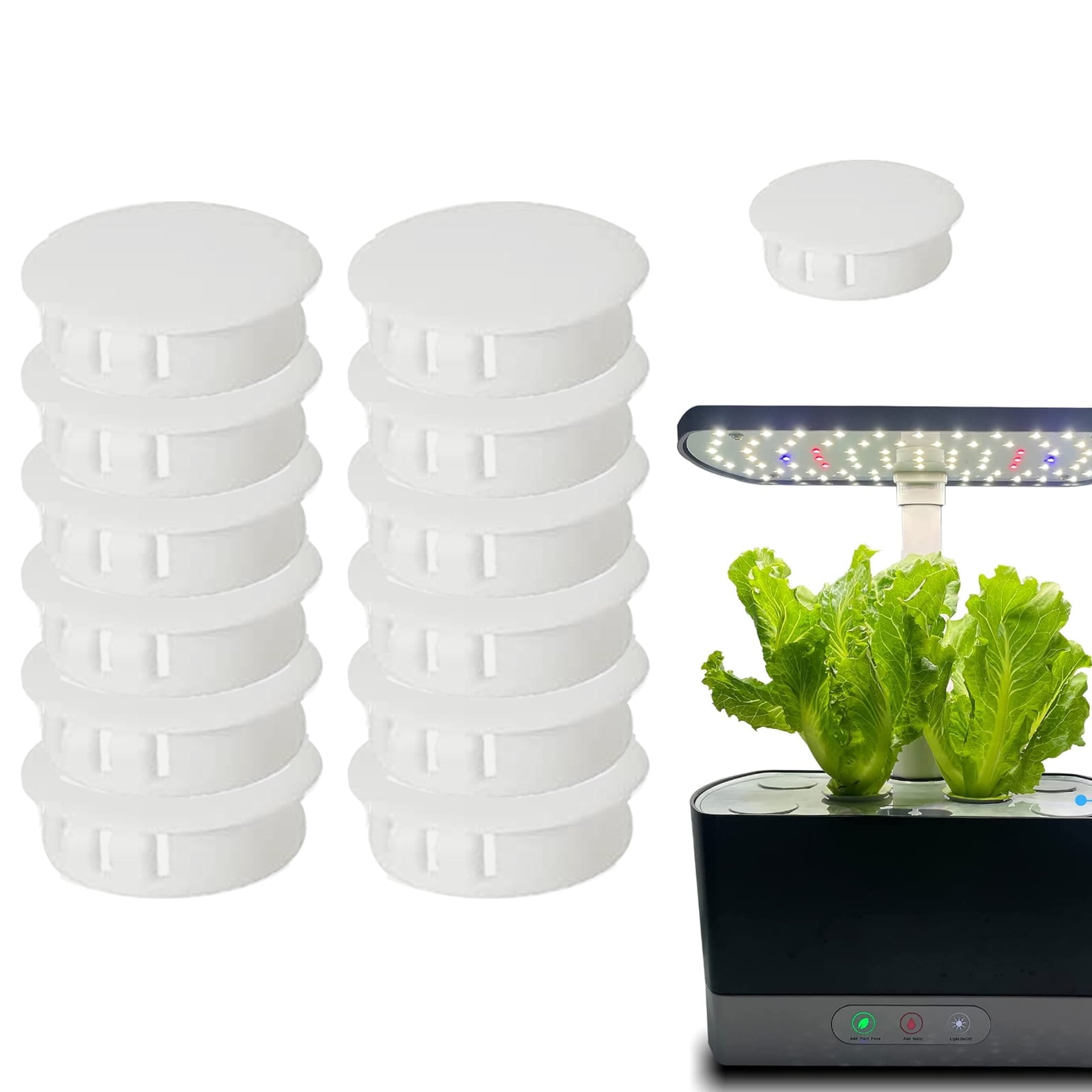 12 Pack Plant Spacer Cover kit for AeroGarden Plant Deck Openings ...