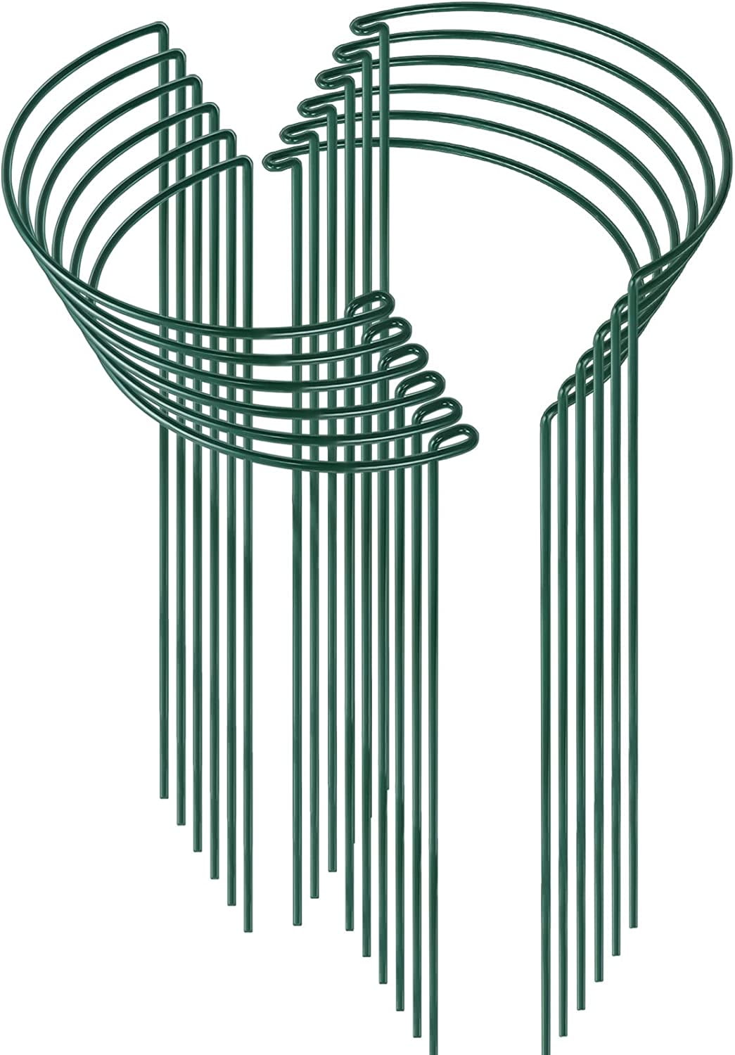 12 Pack Plant Stakes for Indoor Plants, Metal Garden Peony Support ...