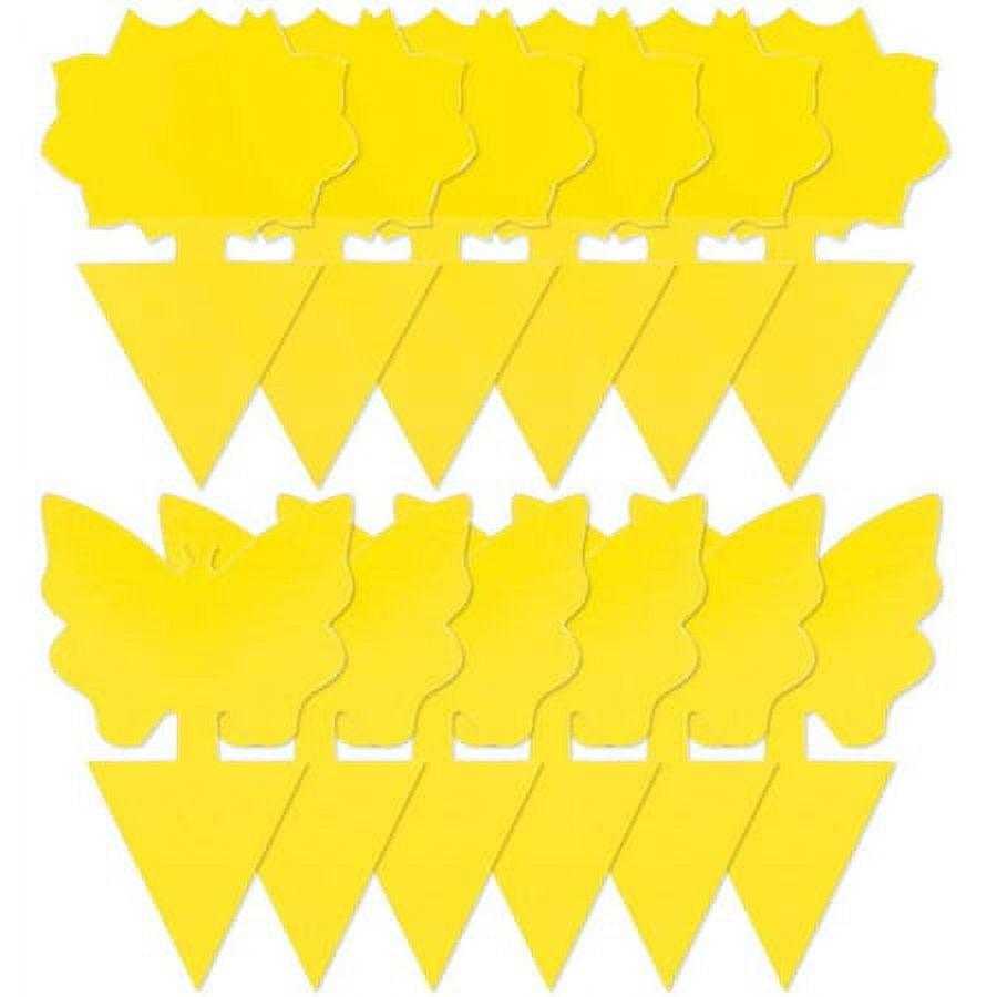 12 Pack Plant Sticky Trap Fungus Gnat Traps Killer for Indoor and ...