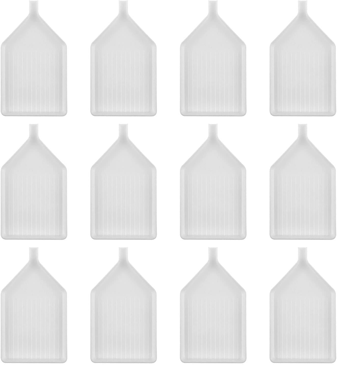 12-Pack Plastic Diamond Trays 3.8 x 2.1-inch Diamond Art Tray DIY Craft ...