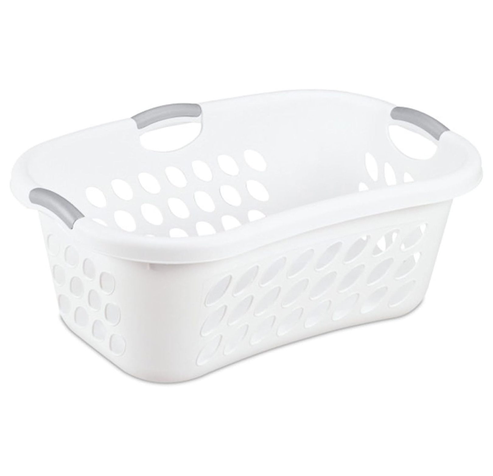 12 Pack Plastic Laundry Basket Hamper, 1.25 Bushel, Ultra HipHold ...