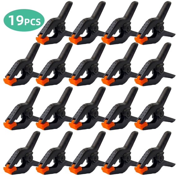 12 Pack 2 Inch Heavy Duty Spring Clamps, Plastic Nylon Clips for ...