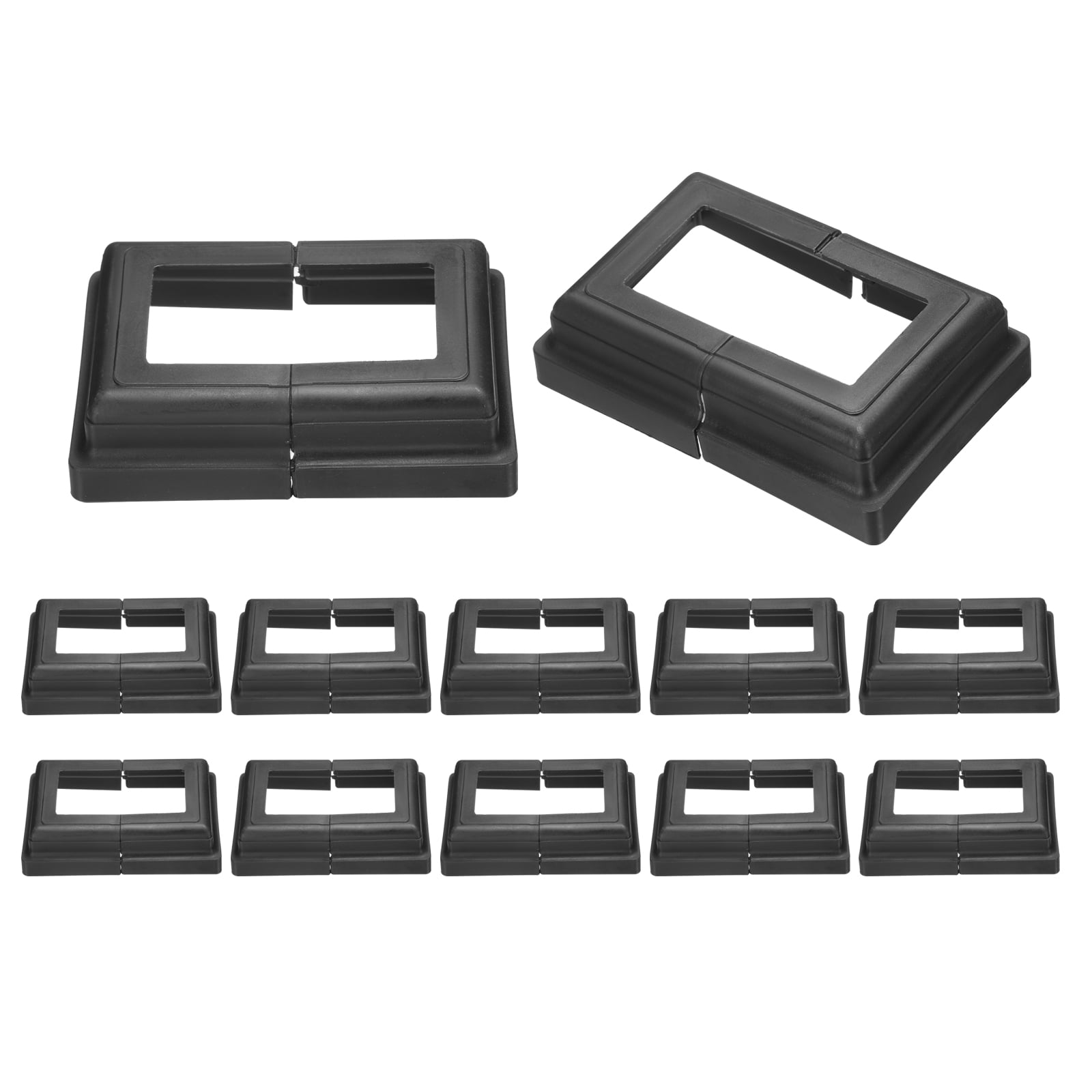 12 Pack Post Base Cover, 4.75x3.25 (Internal Size 1.5x3.25) Split Style ...
