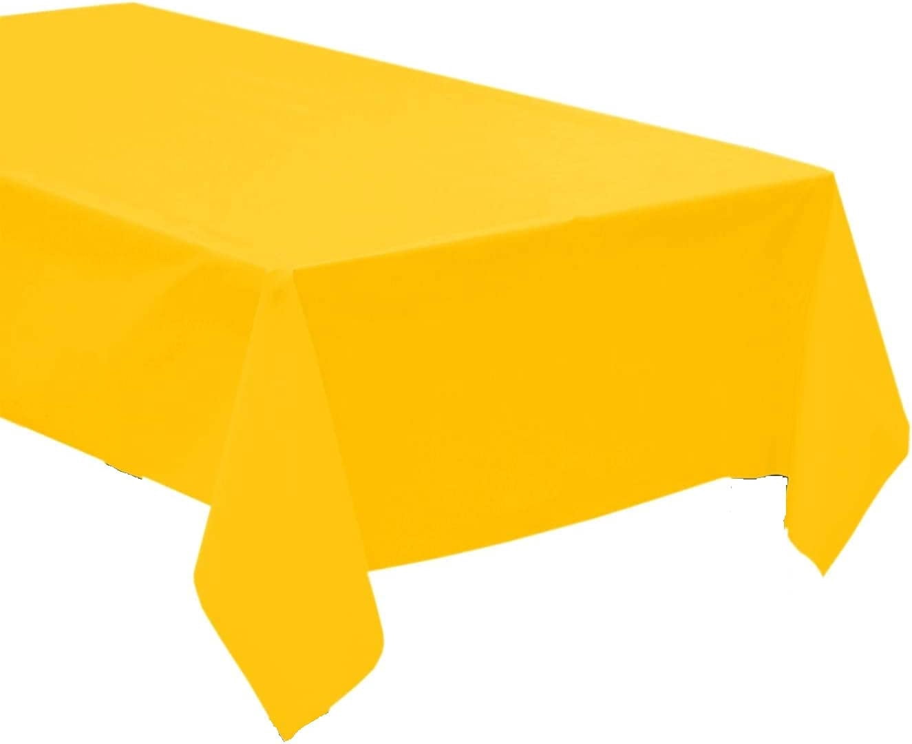 12 Pack Premium Decorative Rectangle Table Cover .Disposable Plastic ...
