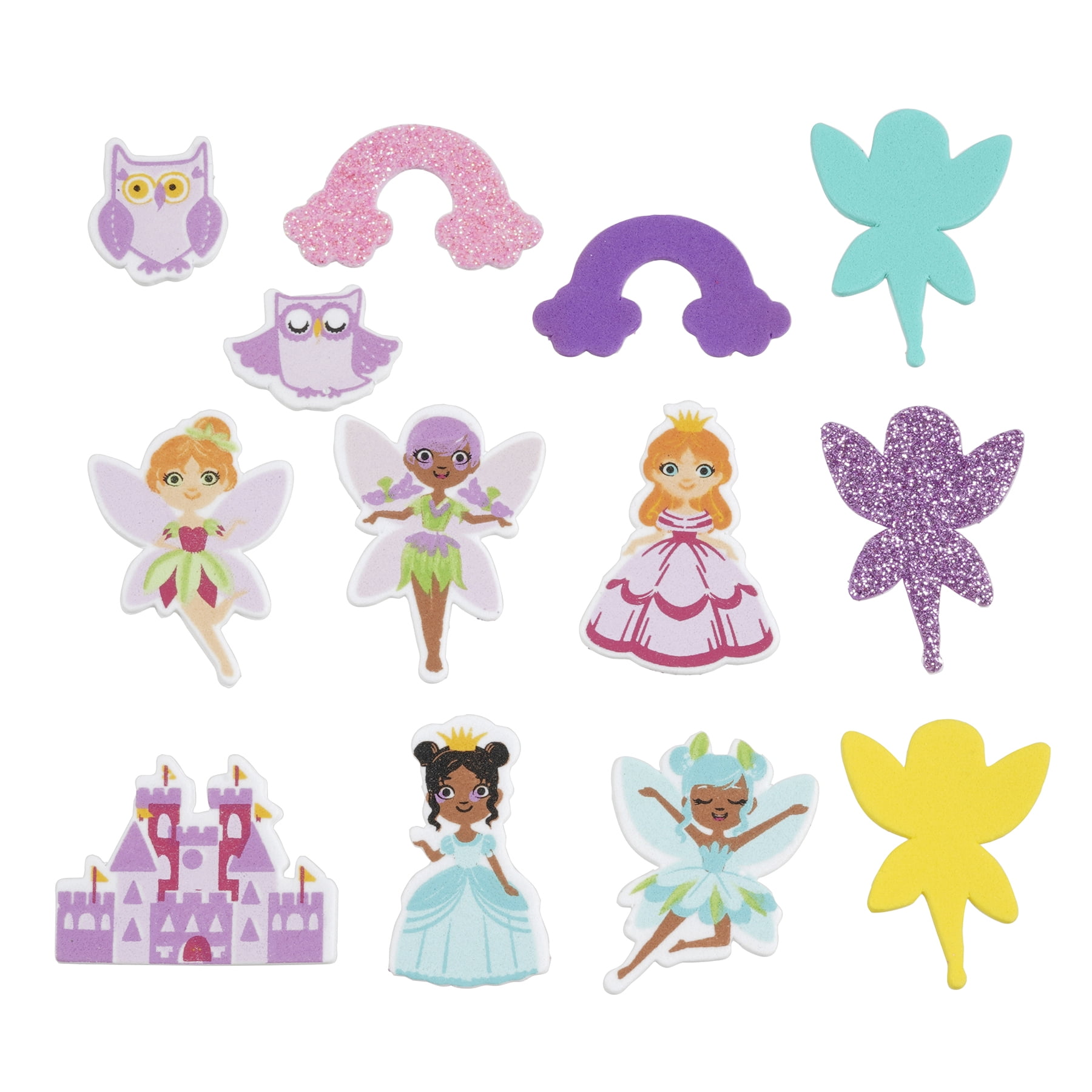12 Pack: Princess & Fairy Foam Stickers by Creatology™ - Walmart.com