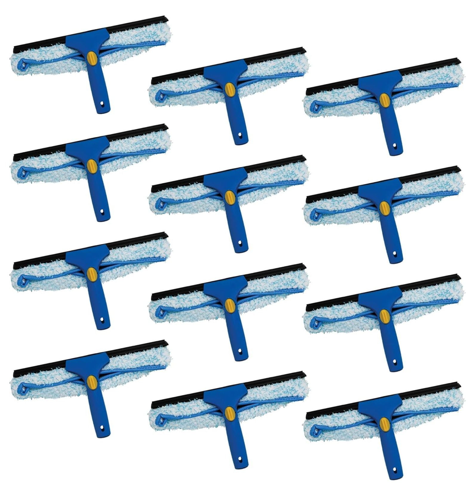 12 Pack Professional 14” Window Washing Squeegee, 2-in-1 Window ...