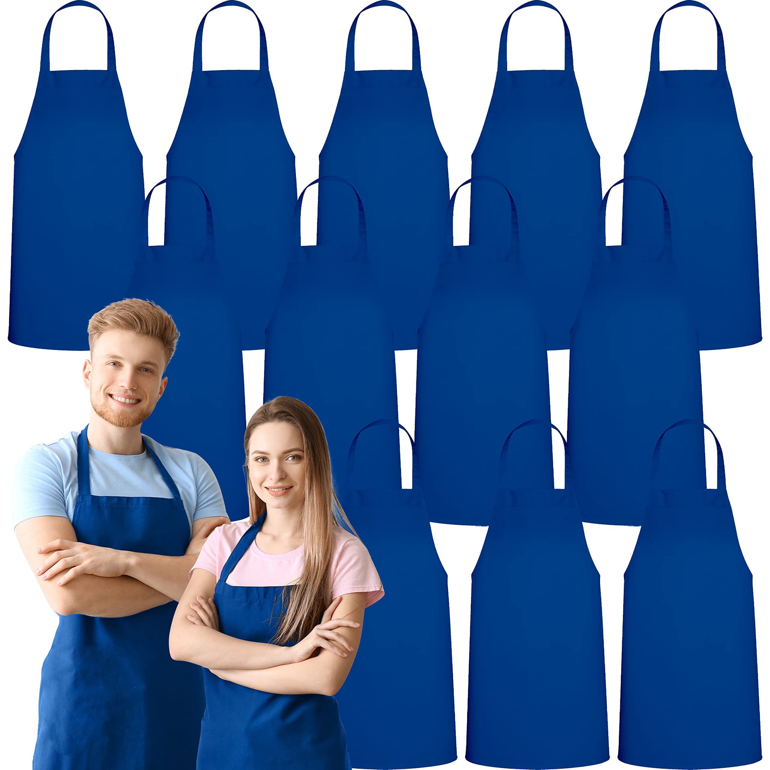 12 Pack Professional Chef Apron - Grilling Aprons For Men Waterproof ...