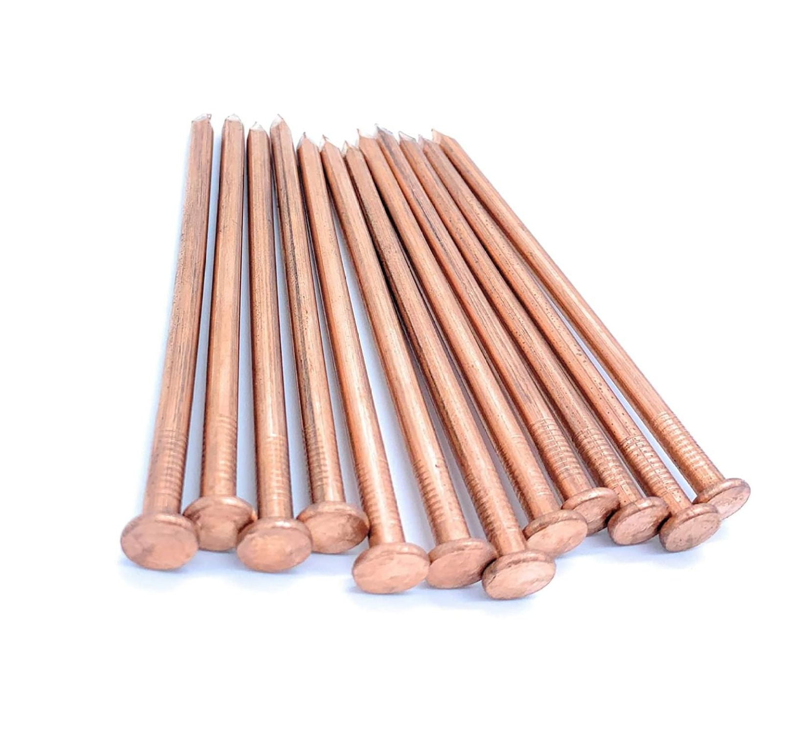 12-Pack Pure Copper 5-Inch Nail Spikes - Heavy-Duty Tree Stump Root ...