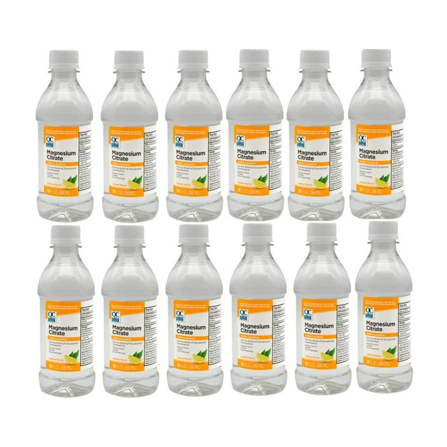 12 Pack - Quality Choice Magnesium Citrate Liquid Laxative ...