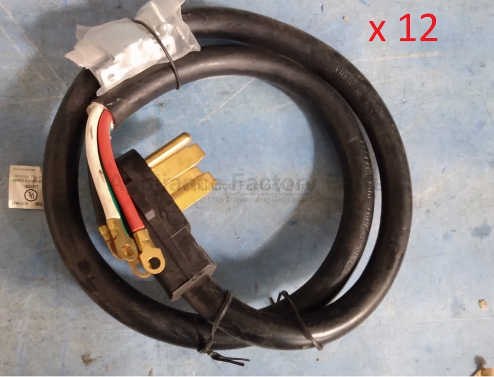 12 Pack RANGE CORD 4 ft 4 wire 40 AMP MAG442412PACK - Walmart.com
