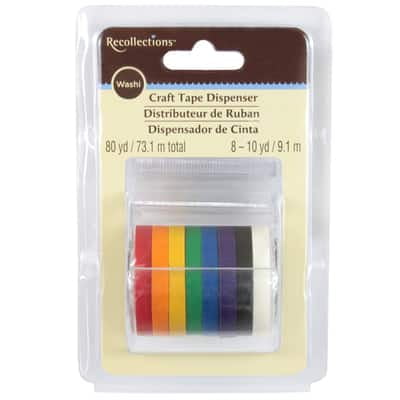 12 Pack: Rainbow Washi Craft Tape Dispenser by Recollections™ - Walmart.com