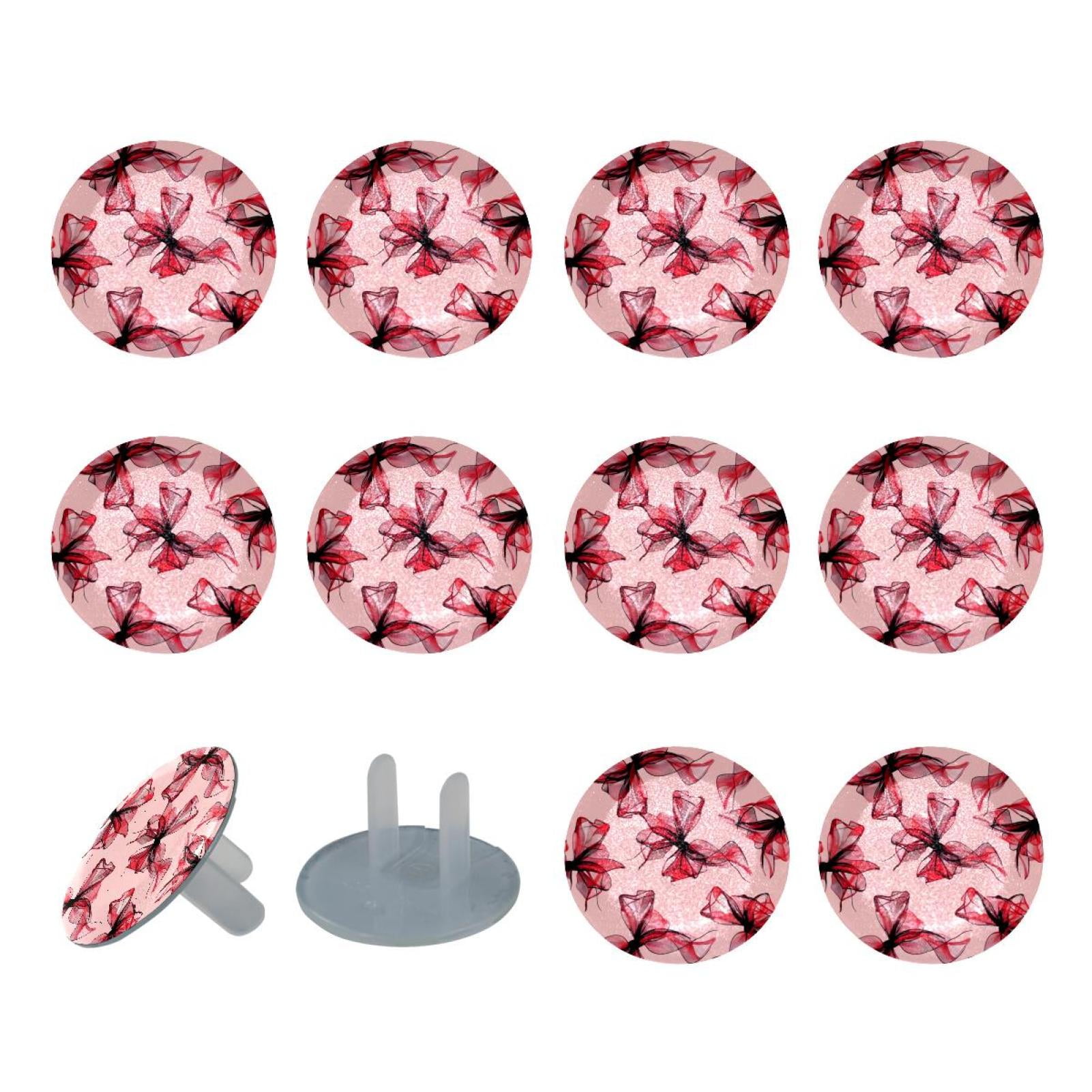 12 Pack Red ribbon with bows 3 Outlet Covers Baby Proofing | Safe ...