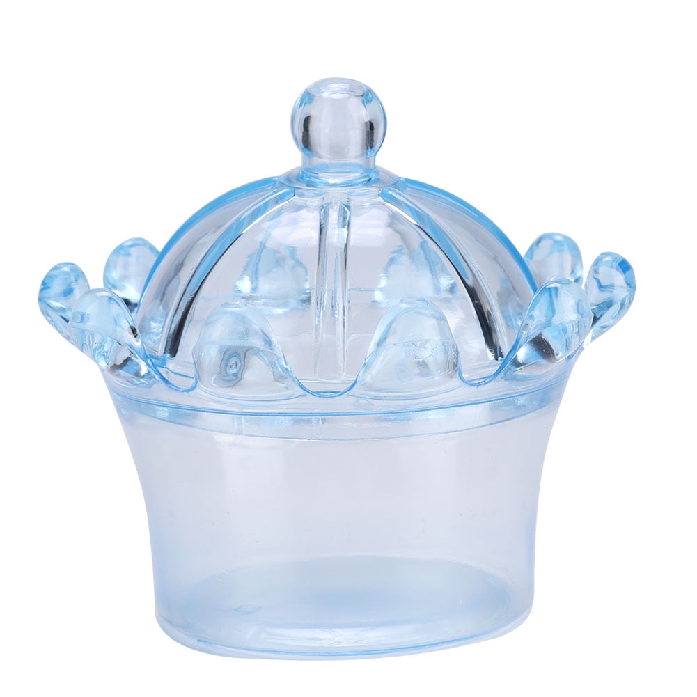 12 Pack Refillable Crown Candy Box with Dome, Decorative Fillable Crown ...