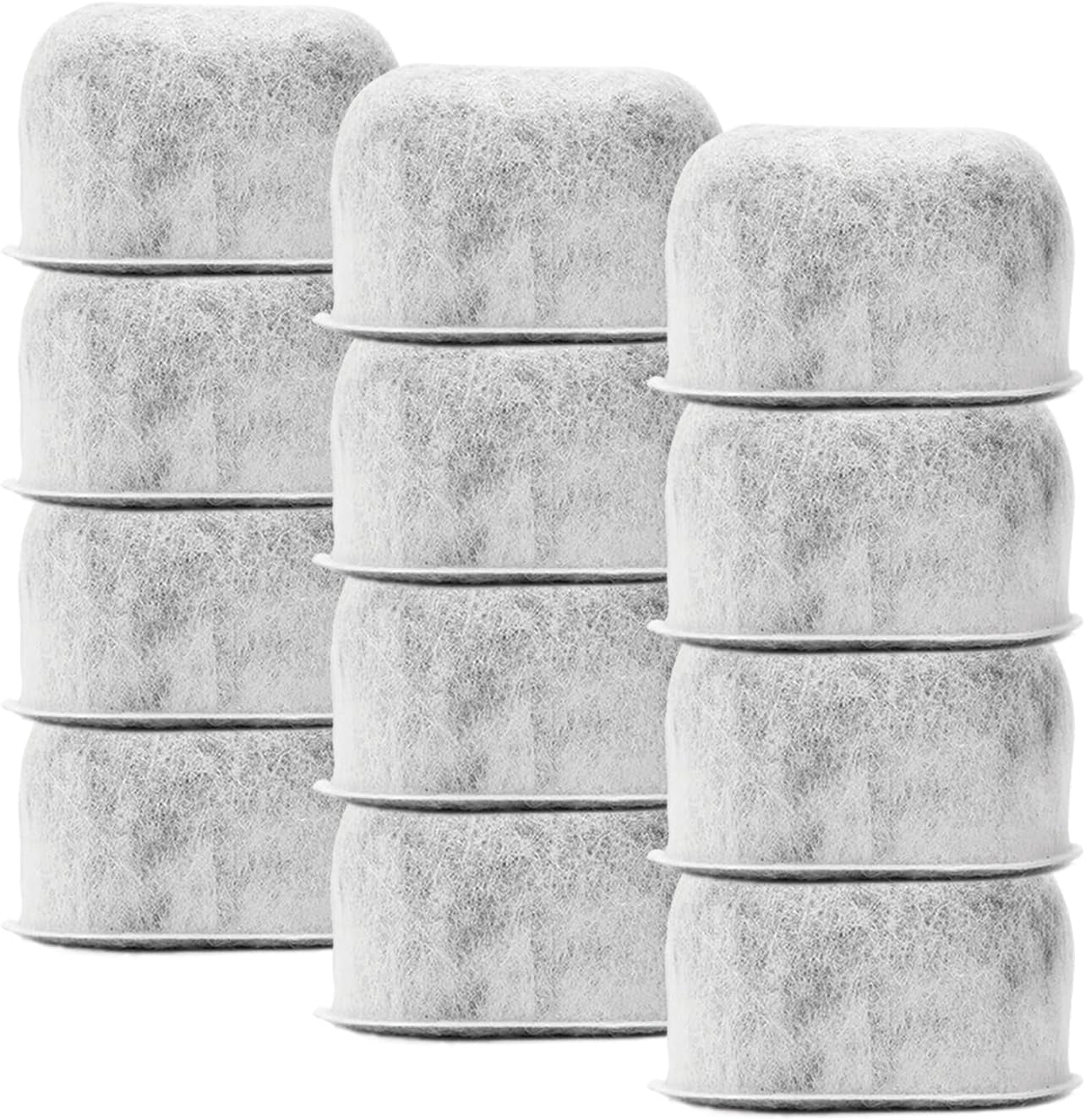12-Pack Replacement Charcoal Water Filters for Braun Coffee Makers ...