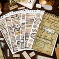 12 Pack Retro Decorative Planner Sticker Sheets for Journals ...