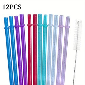 True Twisted Bendy Reusable Straws, Cocktail Drinking Straws, Set of 50 ...