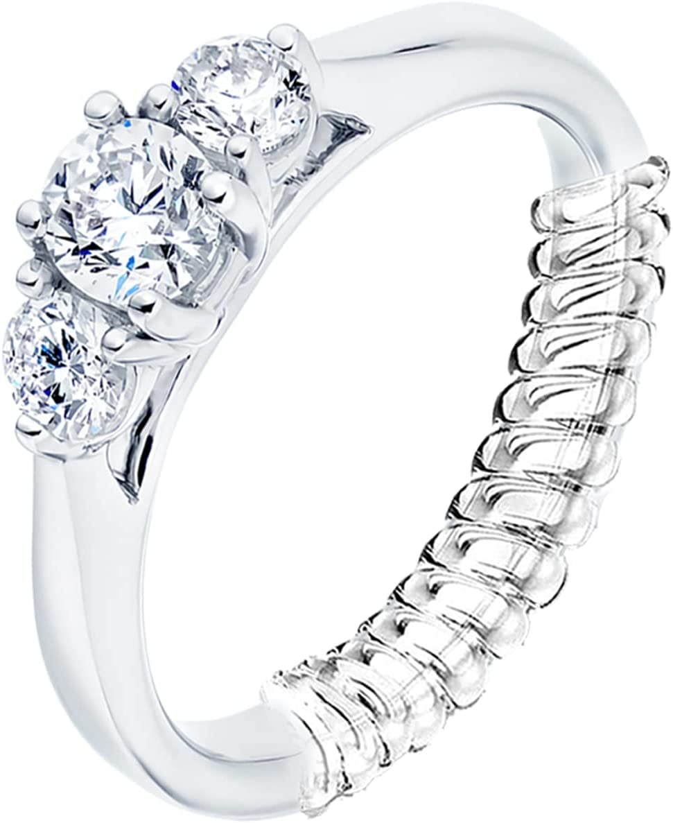 12 Pack Ring Size Adjuster for Loose Rings Invisible Ring Guard for ...