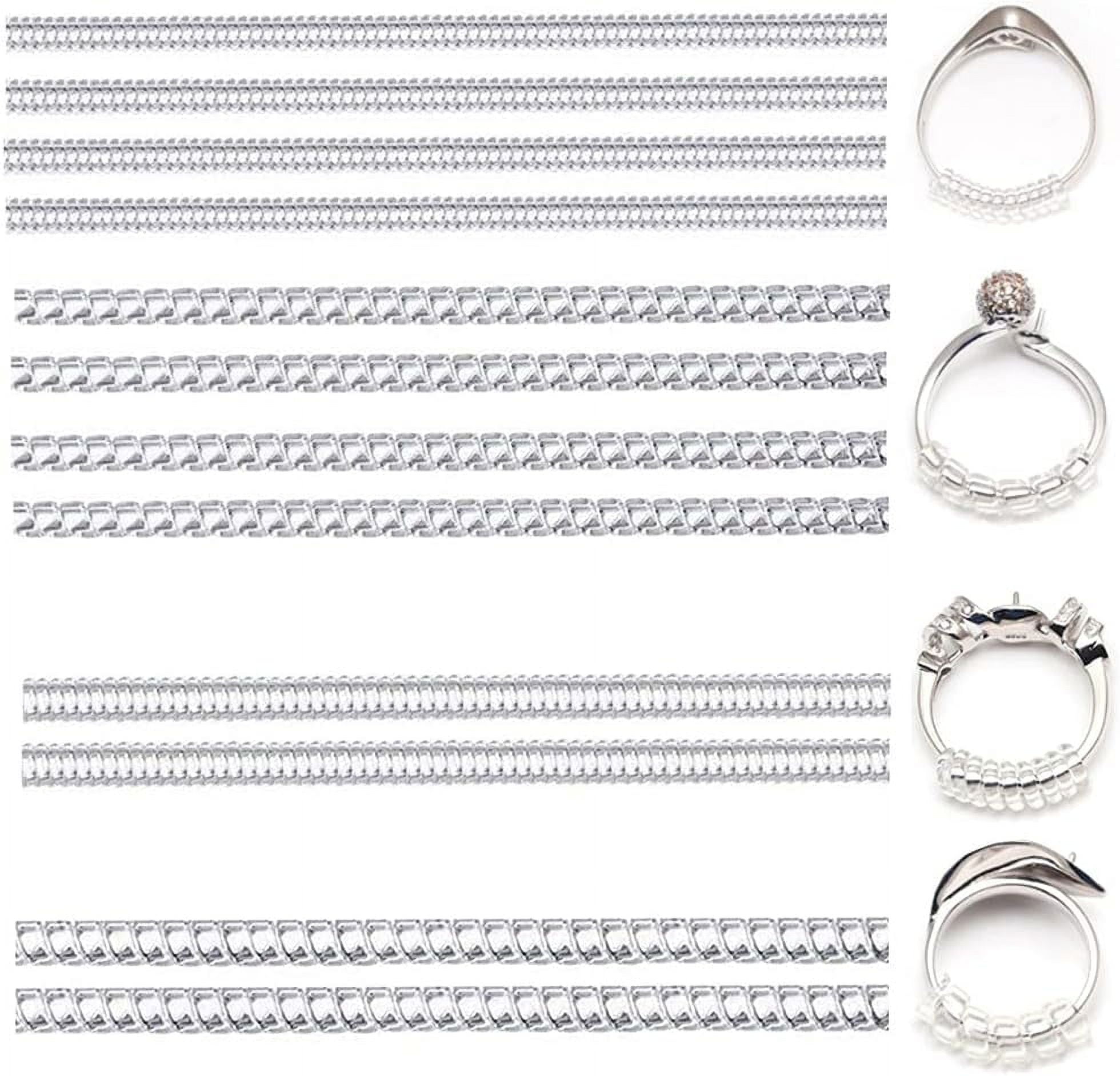 KitsKap 12 Pack Ring Size Adjuster, Clear Silicone Guards for Loose ...