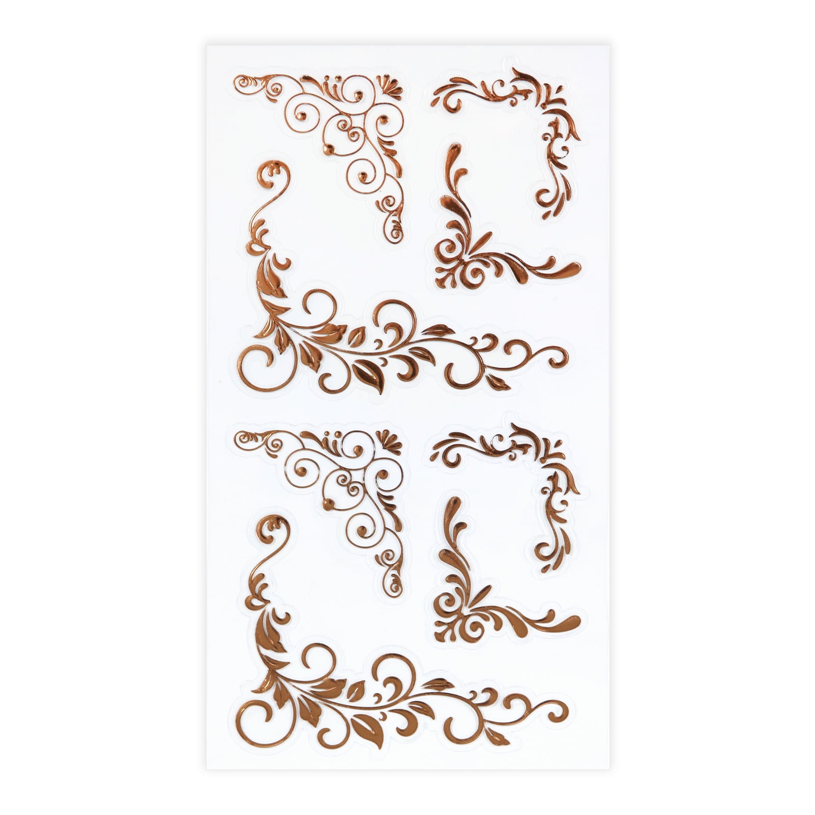 12 Pack: Rose Gold Corner Stickers by Recollections™ - Walmart.com