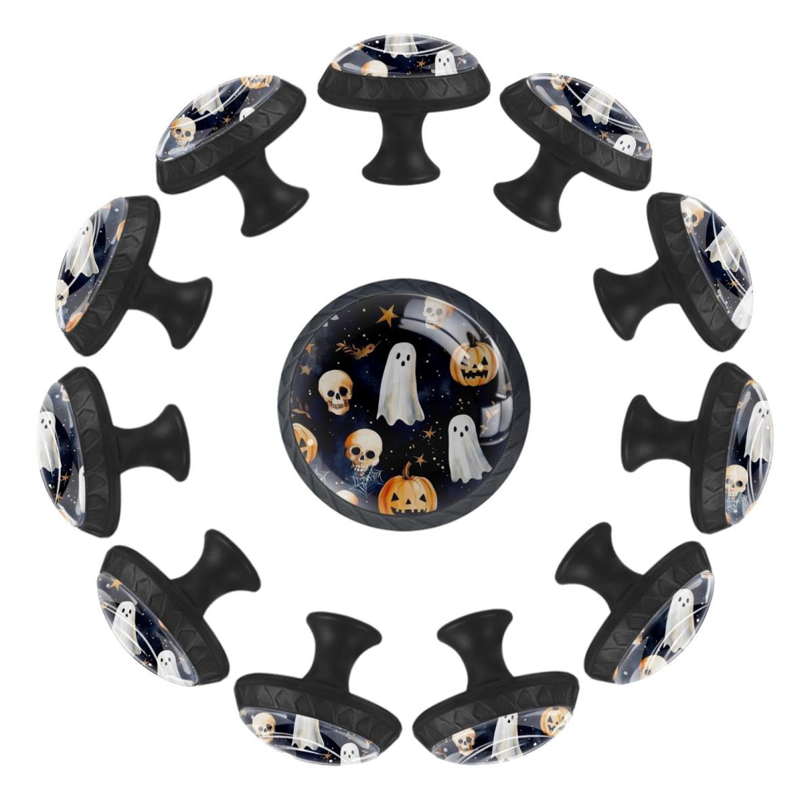 12 Pack Round Glass Drawer Knobs For Kitchen Cabinet With Screws, Cute ...