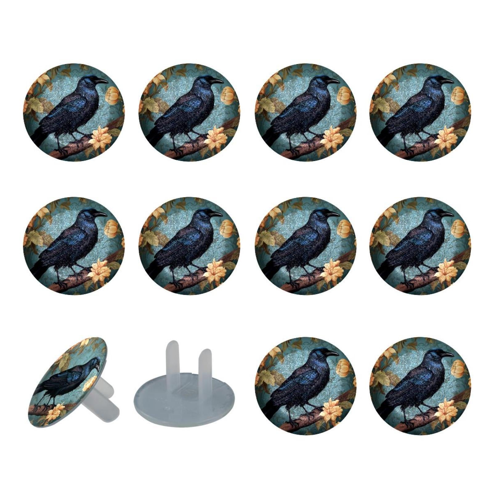 12 Pack Round Outlet Cover 2-Prong Child Safety Socket Covers ...