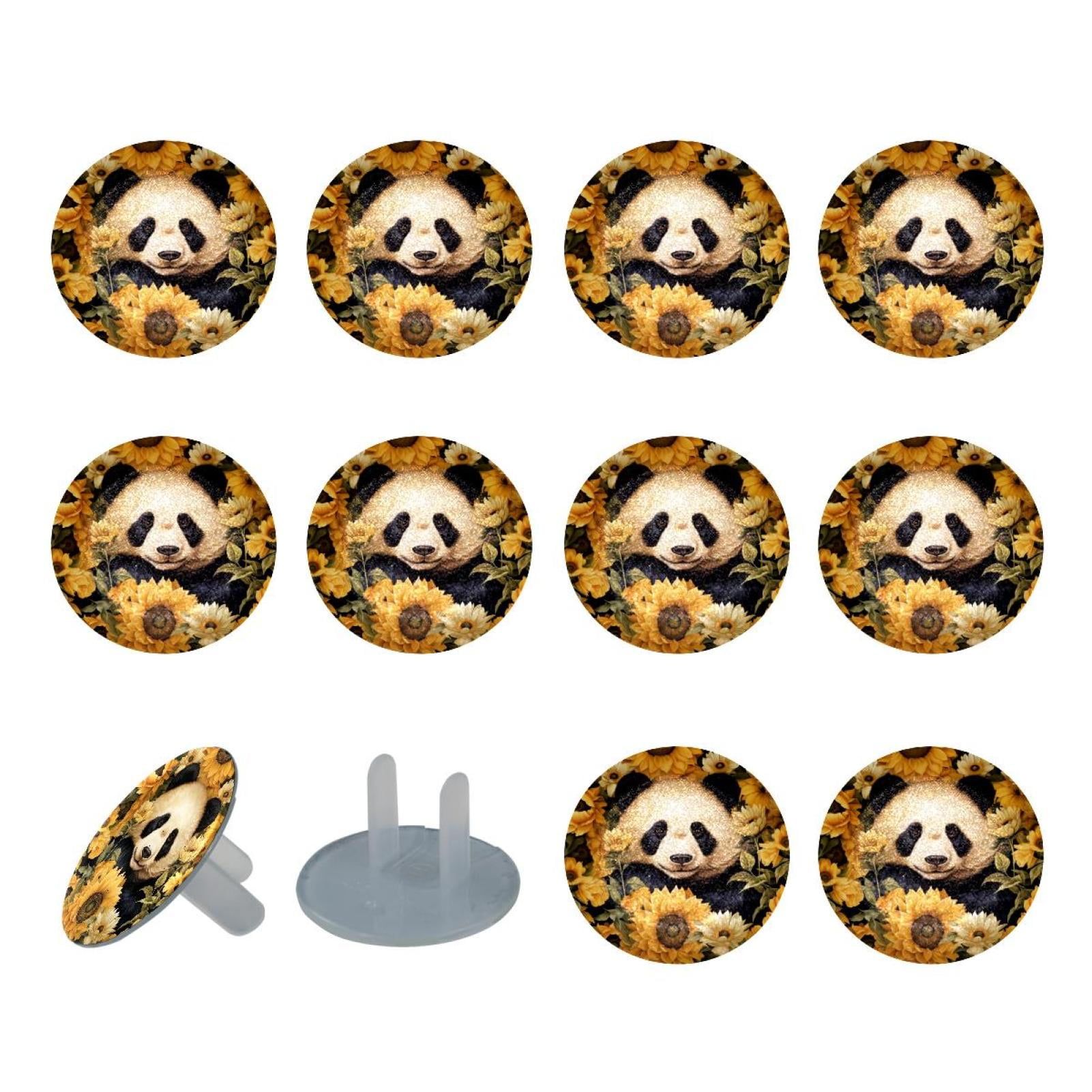 12 Pack Round Outlet Cover 2-Prong Child Safety Socket Covers ...