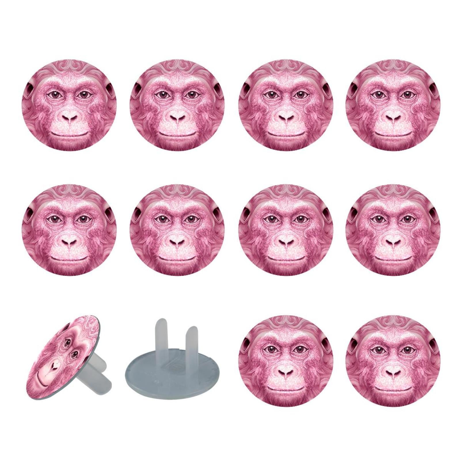 12 Pack Round Outlet Cover 2-Prong Child Safety Socket Covers ...